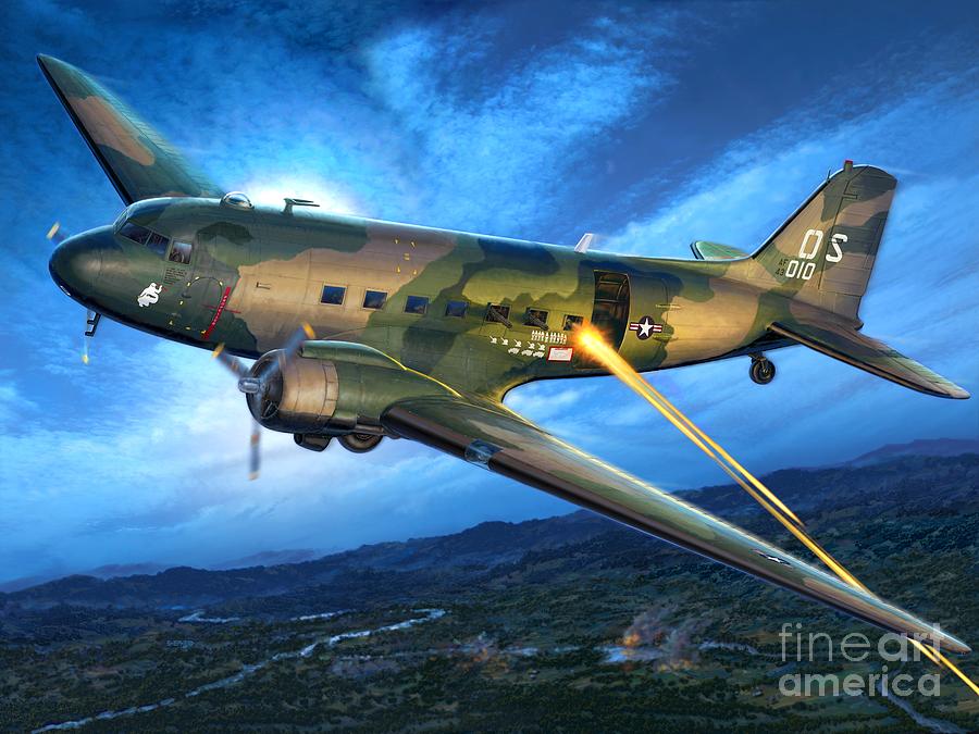 AC-47 Spooky #2 by Stu Shepherd