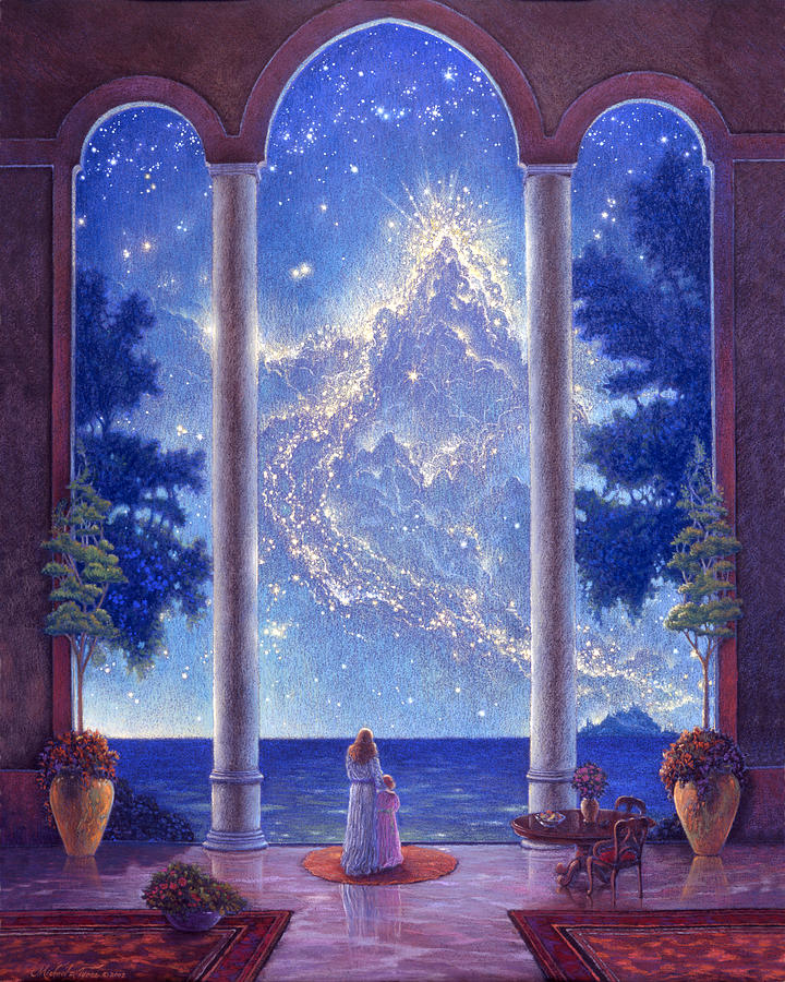 Starway to Heaven Painting by Michael Z Tyree - Pixels