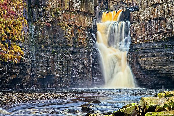 High Force Waterfall #1 Greeting Card by Martyn Arnold