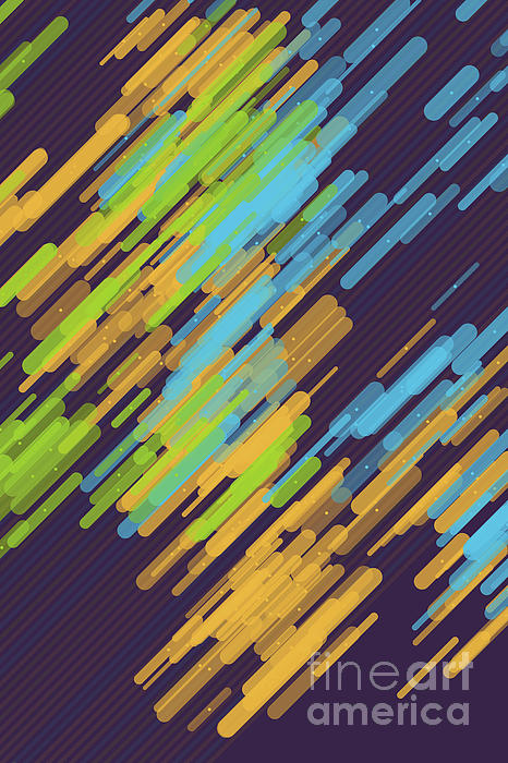Fresh Vector Rounded Rectangles Pattern Vertical Tapestry by Frank ...
