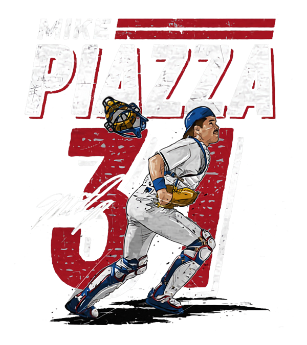 Mike Piazza Dash Jigsaw Puzzle by Kelvin Kent - Pixels
