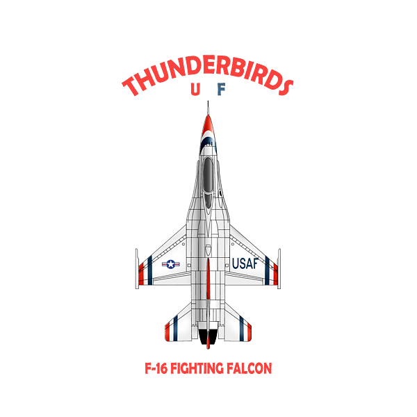 The USAF Thunderbirds Sticker by Mark Rogan - Mark Rogan Official Website