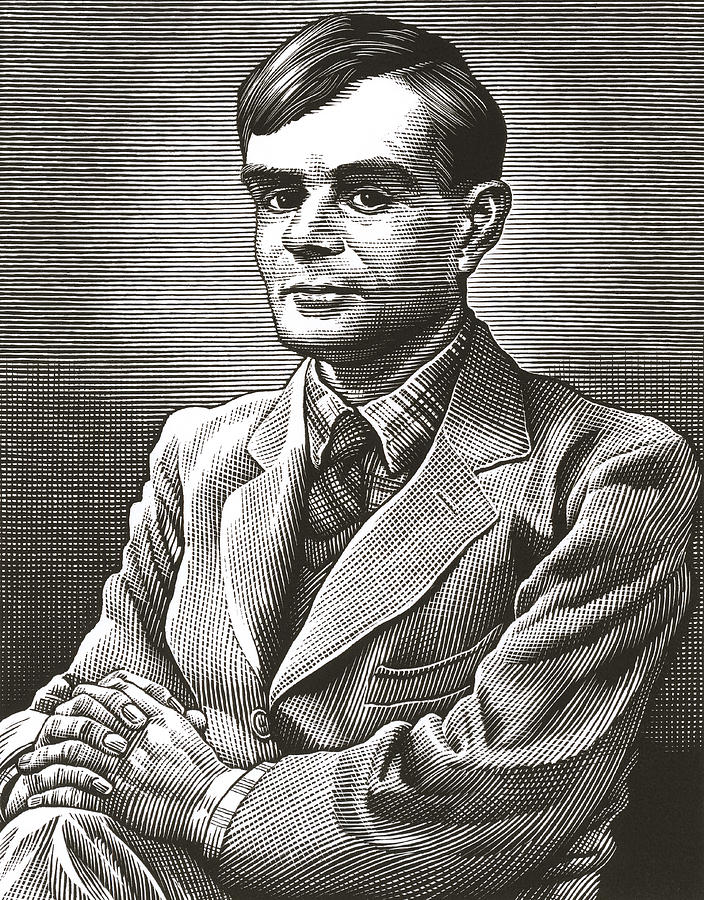 Alan Turing, British Mathematician Photograph by Bill Sanderson ...