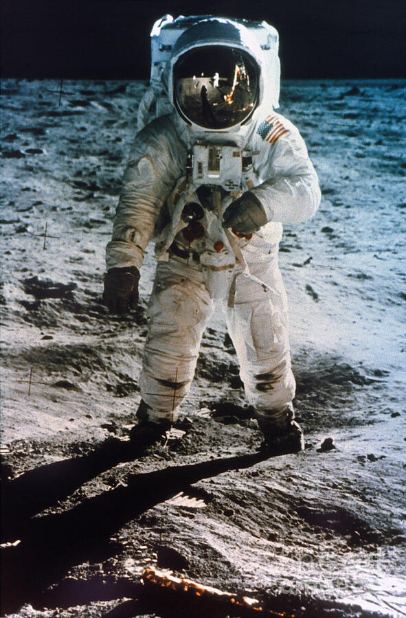 Apollo 11 Buzz Aldrin Photograph by Nasa - Pixels