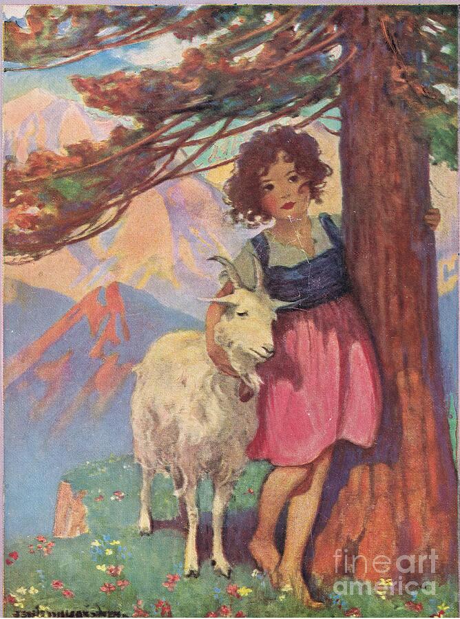 Heidi Drawing by Jessie Willcox Smith - Pixels