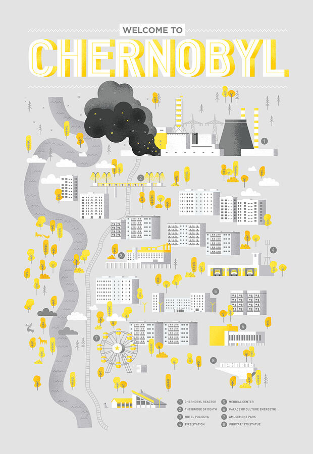 Chernobyl Drawing by Robert Farkas - Pixels