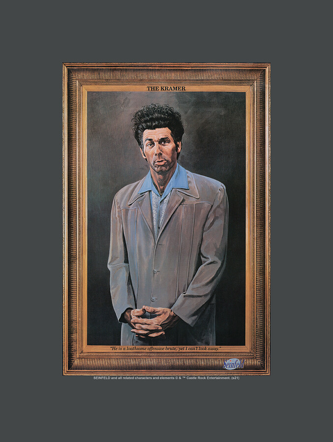 Seinfeld Kramer Portrait Digital Art By Brand A Pixels