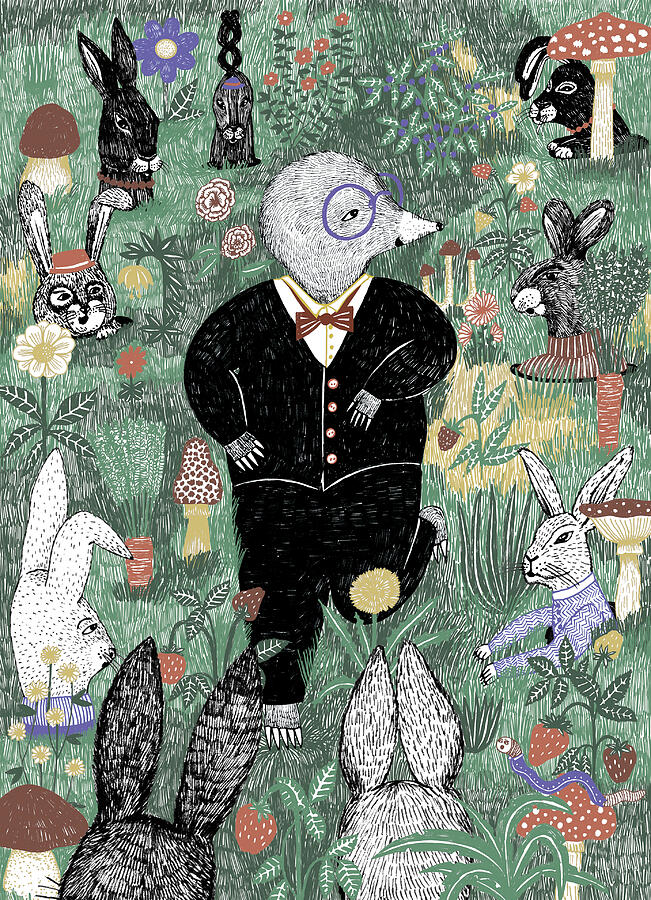 The Mole Drawing by Kasia Walentynowicz - Pixels