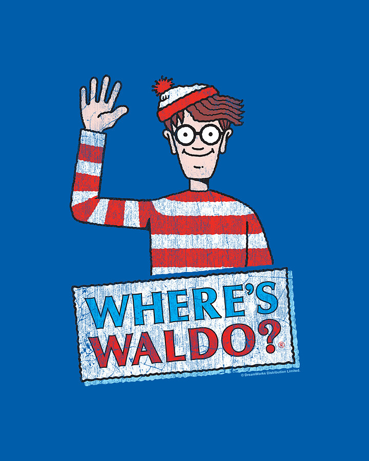 Wheres Waldo - Waldo Wave Digital Art by Brand A - Pixels