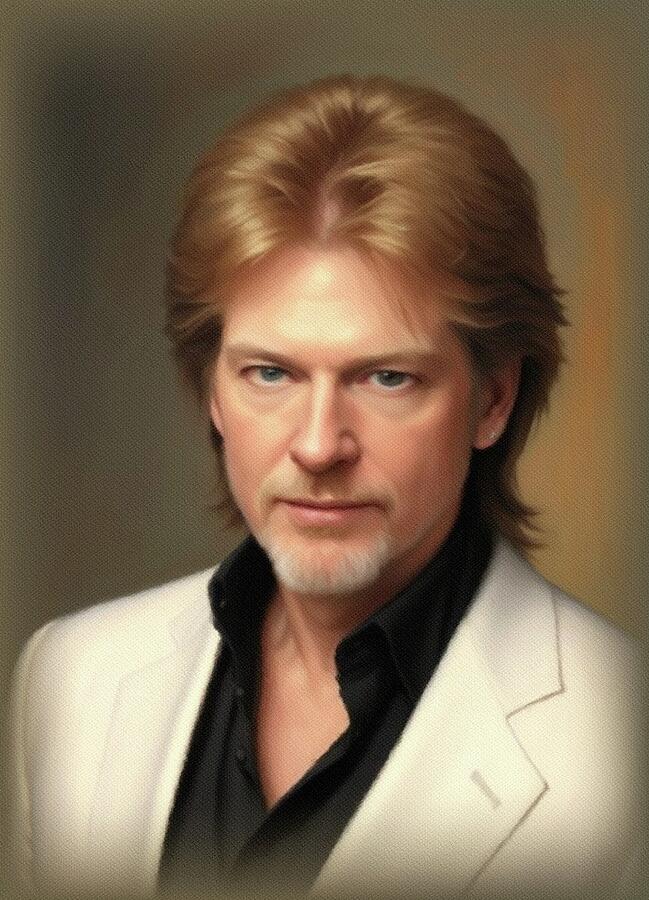 Daryl Hall, Music Star #2 Painting by John Springfield - Pixels