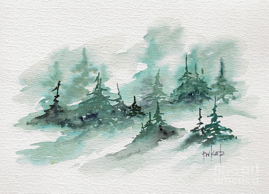 Brrr....Trees In Winter by Pat Katz