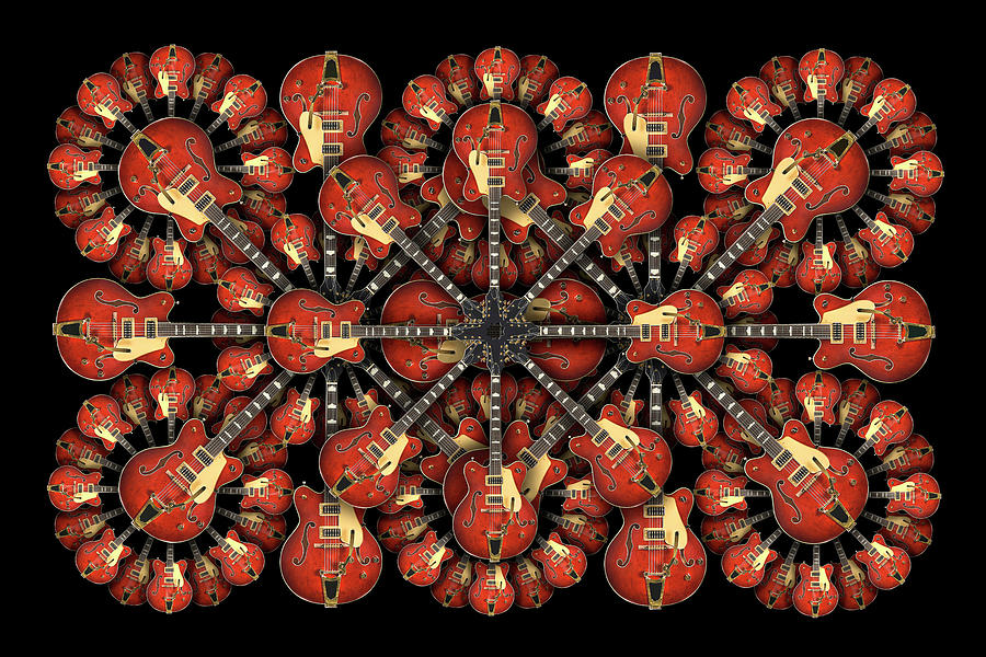 Classic Guitars Abstract 27 Photograph by Mike McGlothlen - Pixels