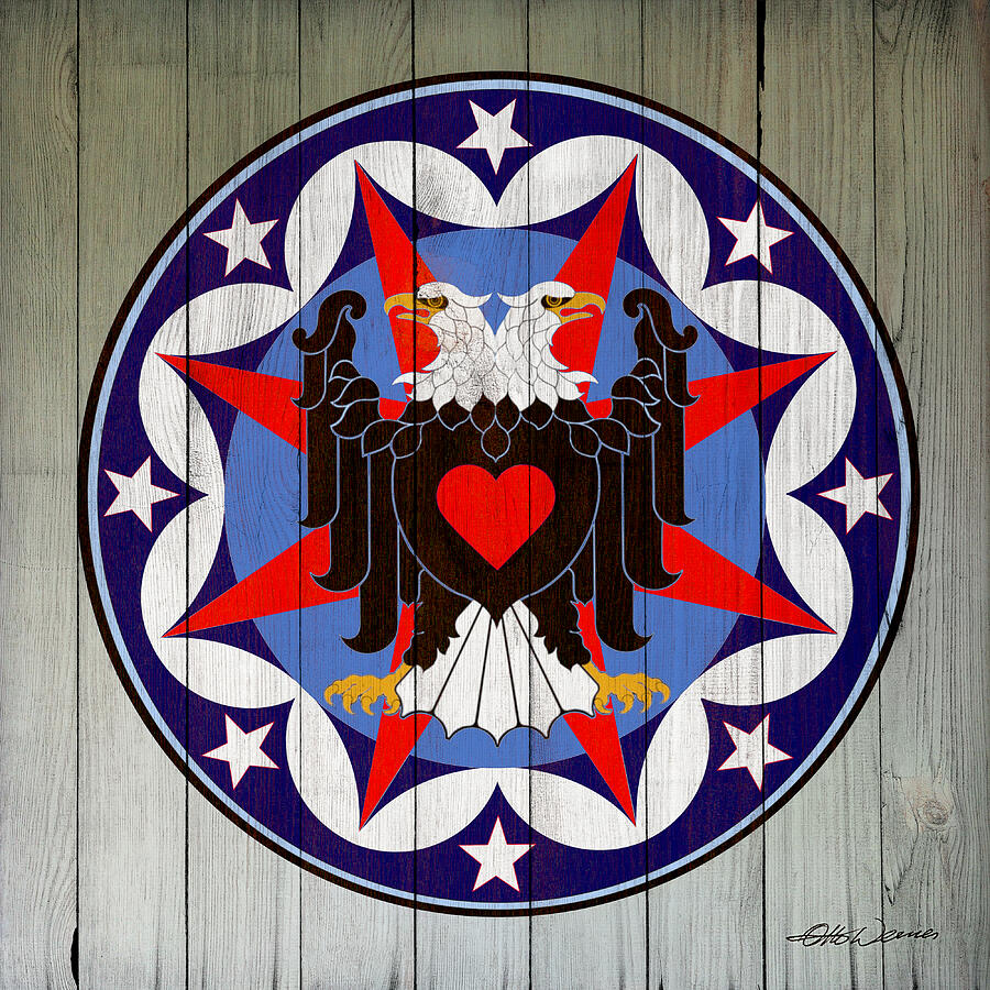 Double Eagle Barn Hex by Hanne Lore Koehler