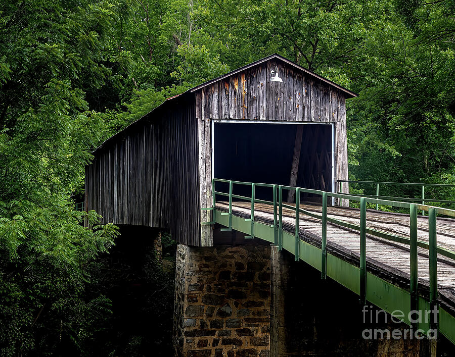 Euharlee Creek Covered Bridge by Nick Zelinsky Jr