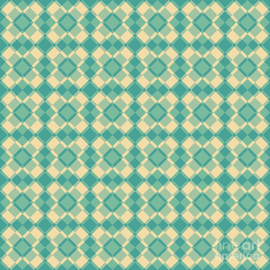 Geometric Diamond Pattern Design Digital Art by Deborah Carpenter - Pixels