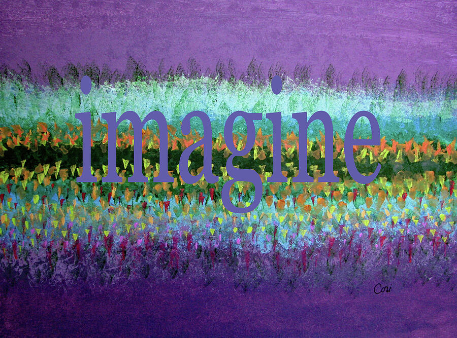 Imagine 2020 Painting by Corinne Carroll - Pixels