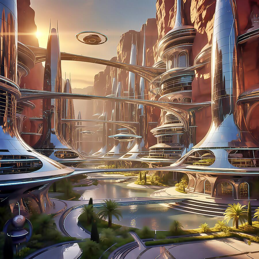 Meridian Oasis Digital Art by David Manlove - Pixels