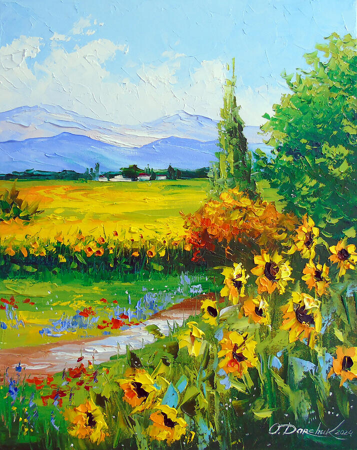 Summer road by Olha Darchuk