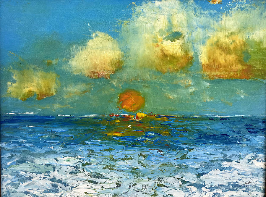 The inlet Painting by Gary Gresko - Pixels