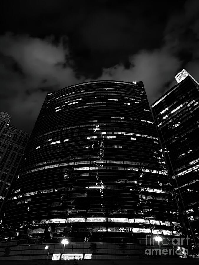 The Liquid Curve Photograph by Angela DIckman Chicago Architecture - Pixels