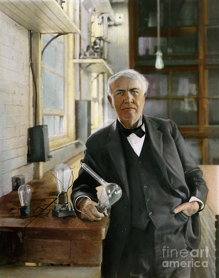 Thomas Edison Photograph by Granger Historical Picture Archive - Pixels
